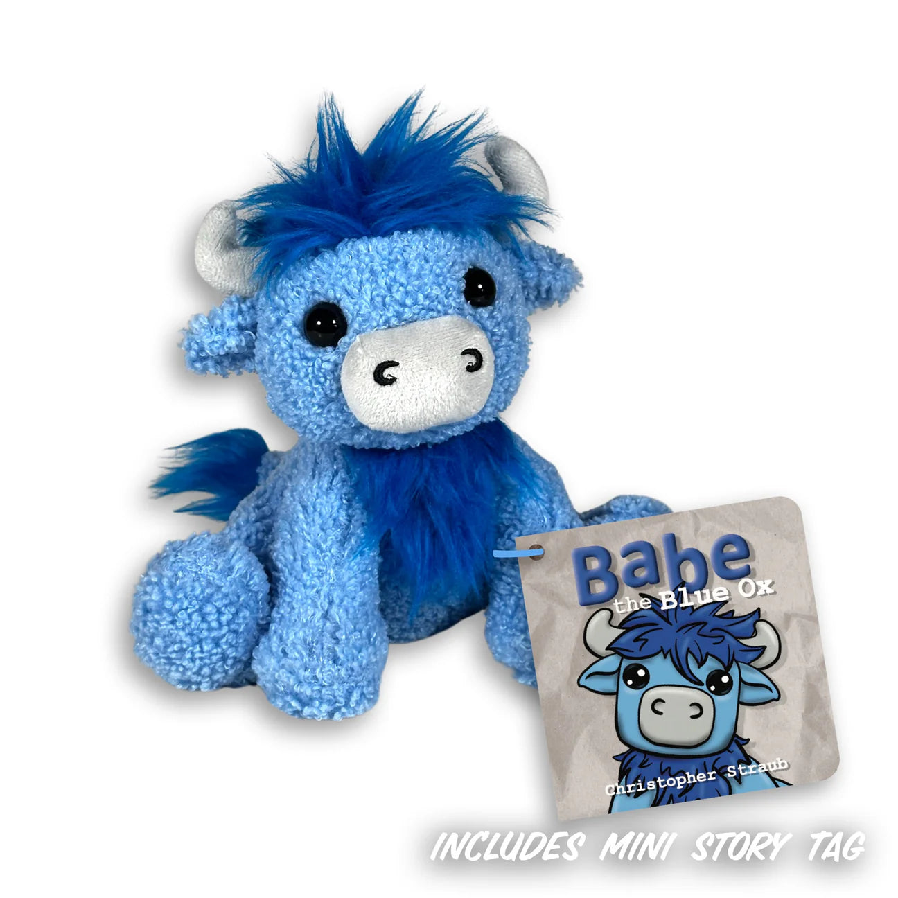 Babe The Blue Ox - Plush Animal – Little Roo's MN, LLC