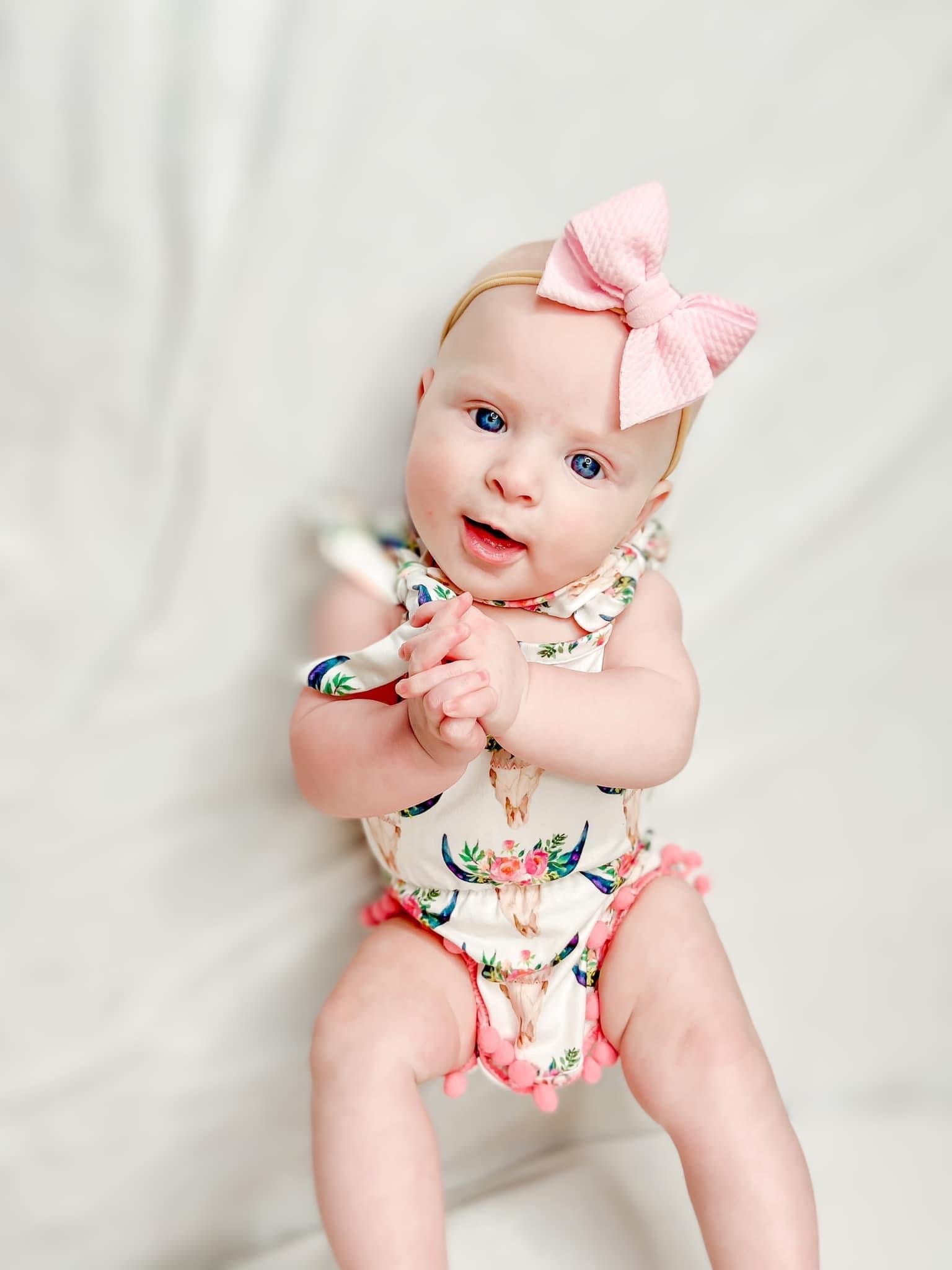 Strawberry - Hair Bow - Made to Order – Little Roo's MN, LLC
