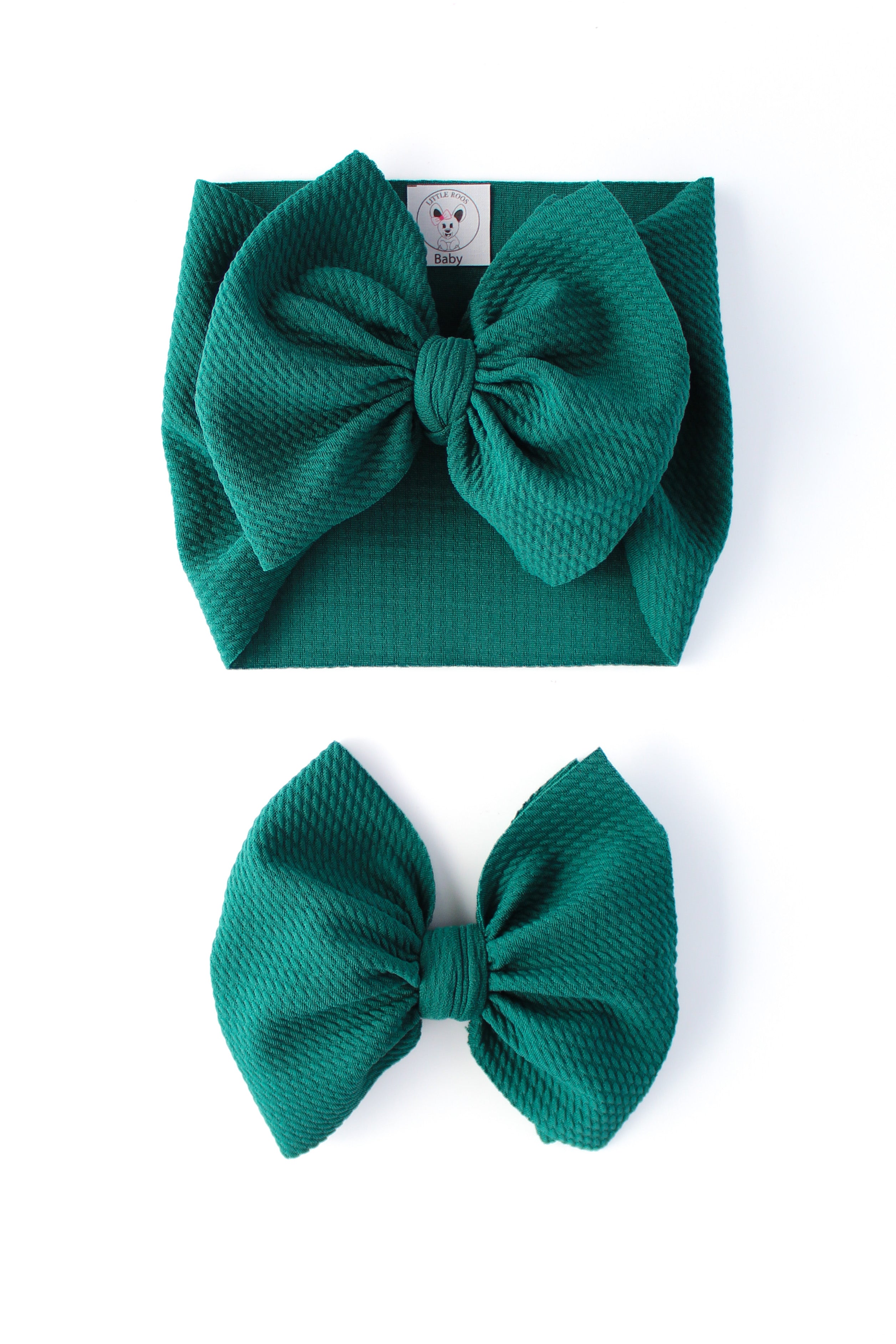 Peacock - Hair Bow - Made to Order – Little Roo's MN, LLC